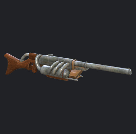 ArtStation - Steampunk rifle