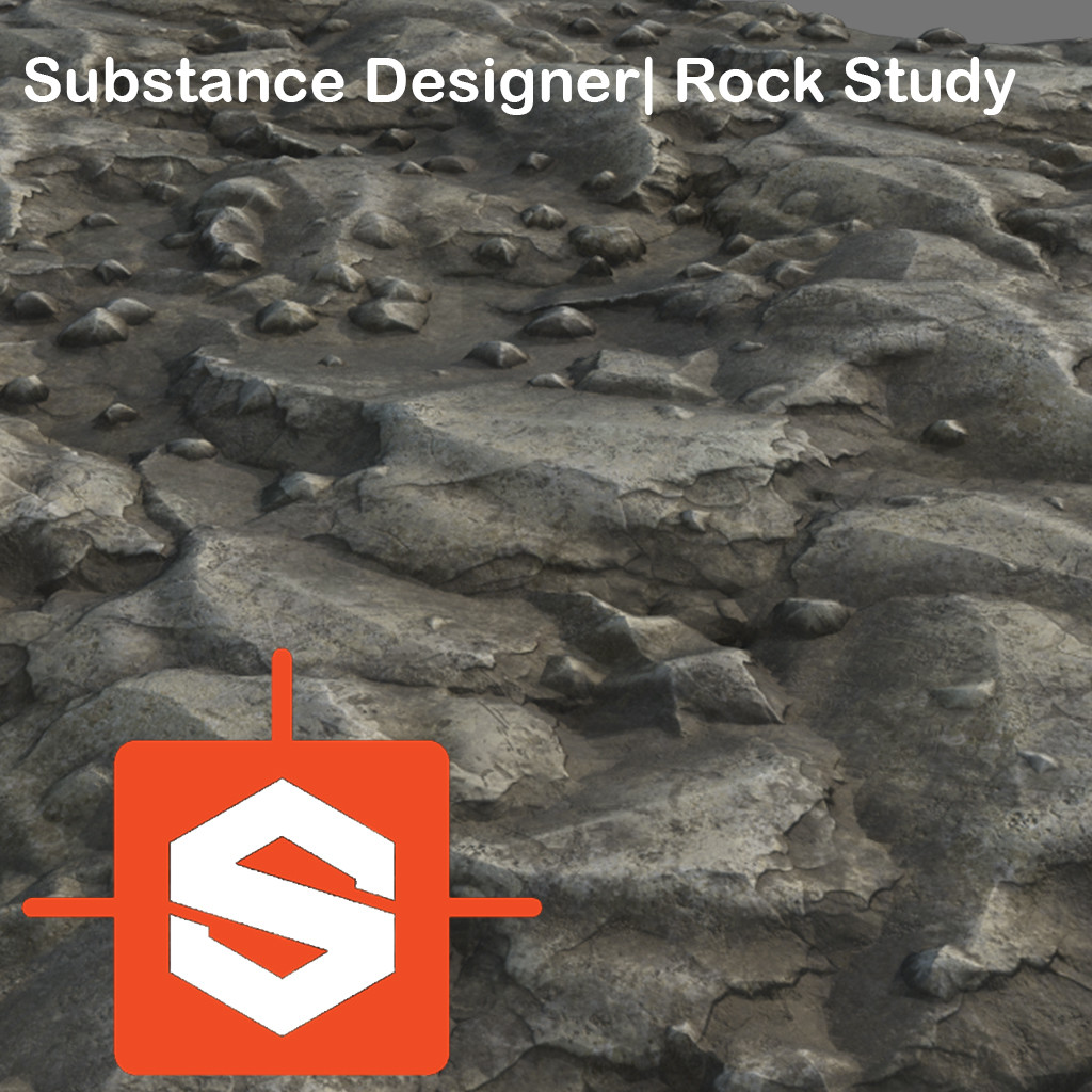 ArtStation - Substance Designer | Rock Material Study