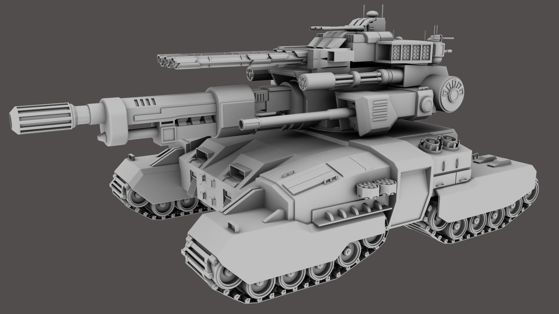 ArtStation - Sci-fi Tank