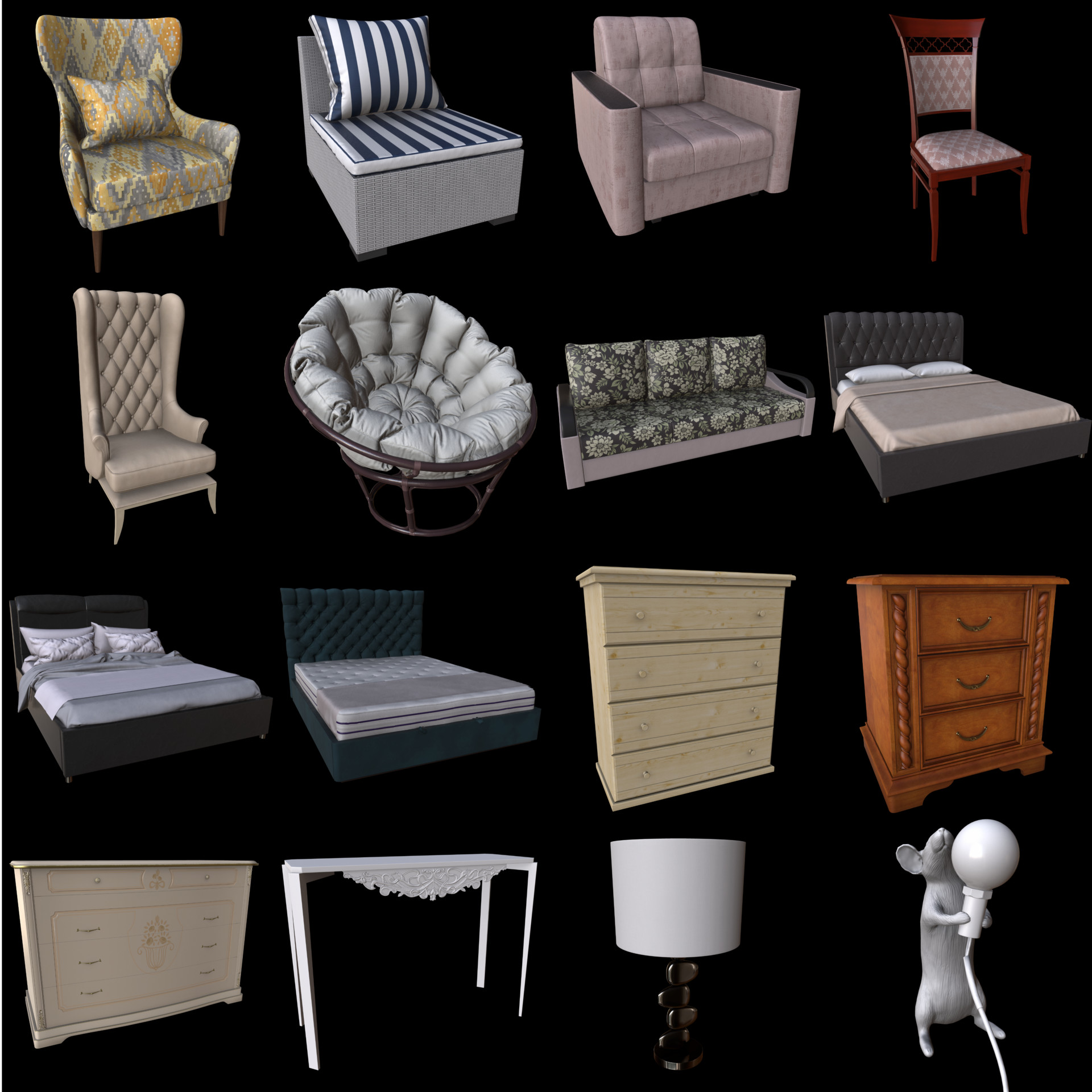 ArtStation - Furniture set