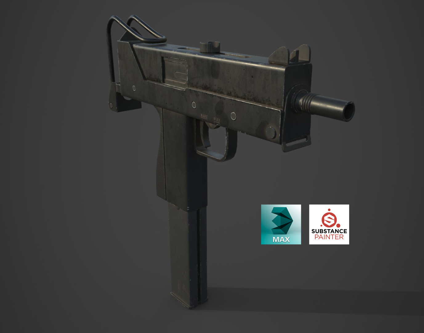ArtStation - MAC-11 Submachine gun