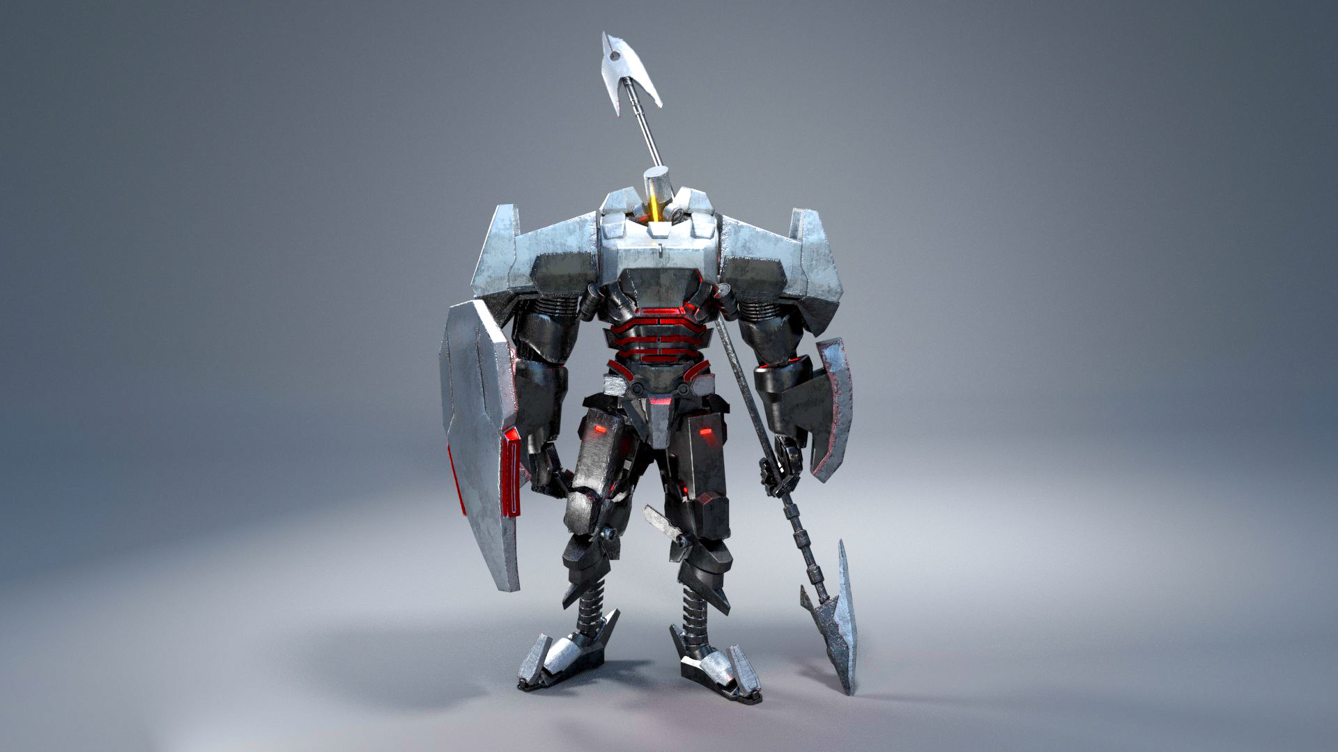 ArtStation - Mech heavy warrior