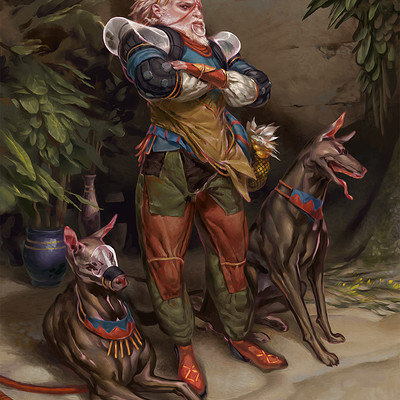 ArtStation - Dog-Lover Character Concept