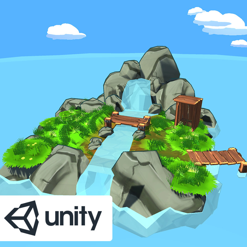 ArtStation - Mini Island Cartoon