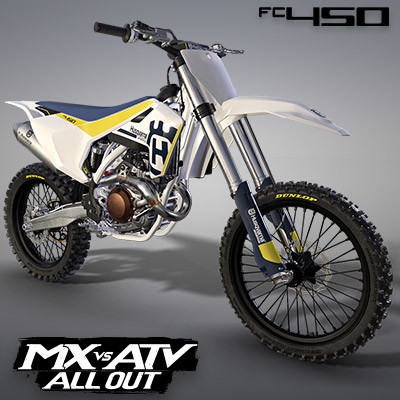 ArtStation - HUSQVARNA FC450 2017 MOTOCROSS BIKE | MX vs ATV ALL OUT