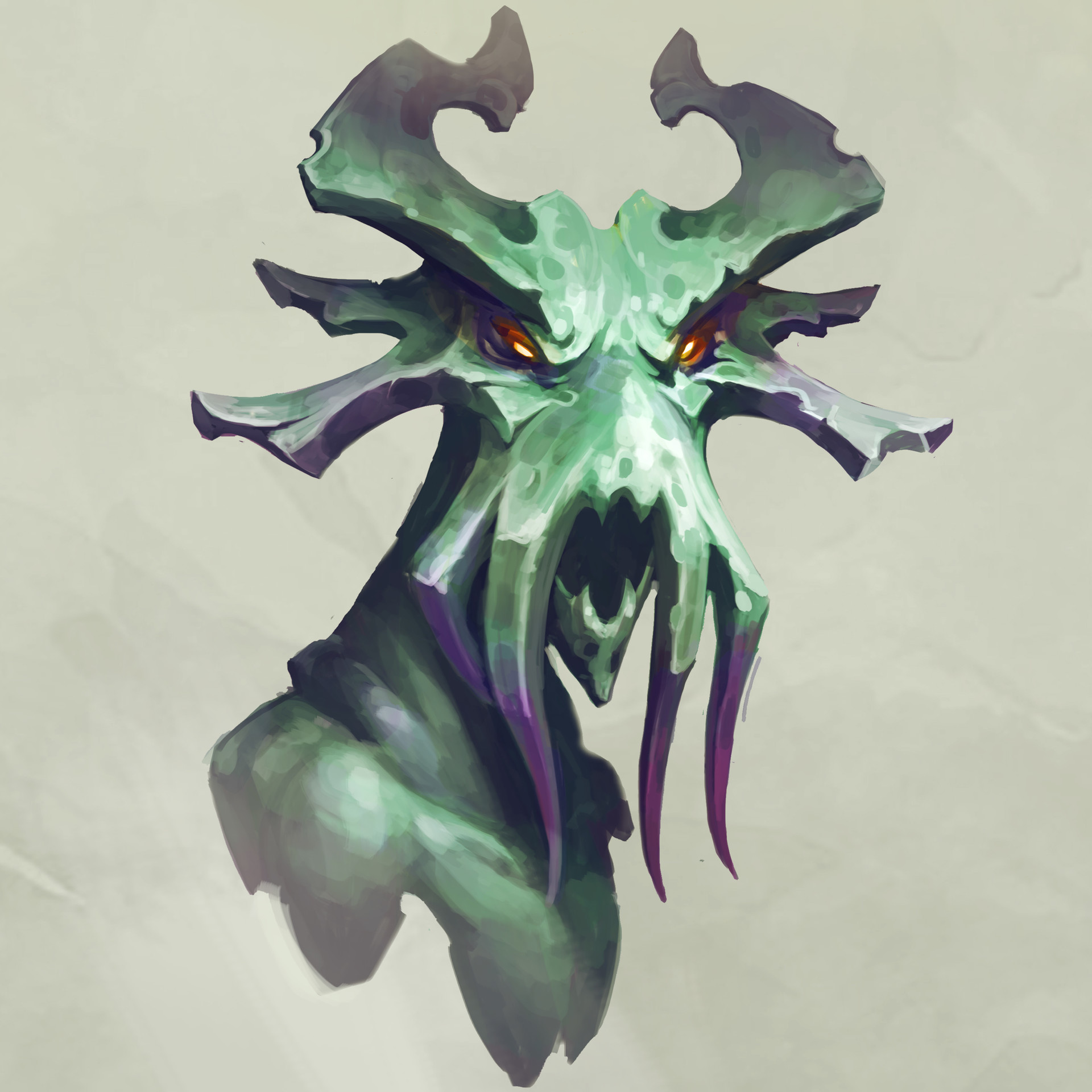 ArtStation - Deamon heads