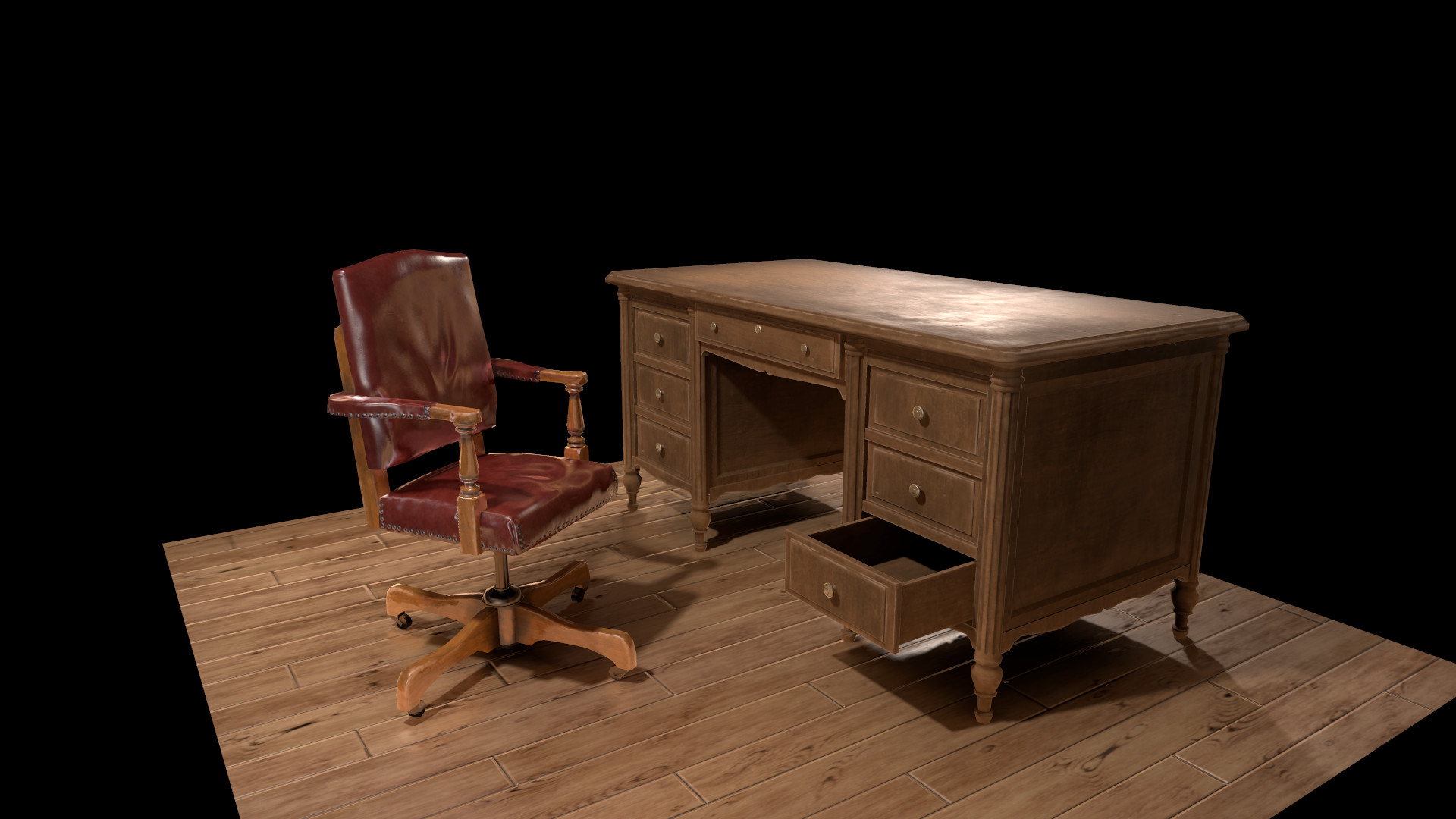 ArtStation - Detective_furnitures