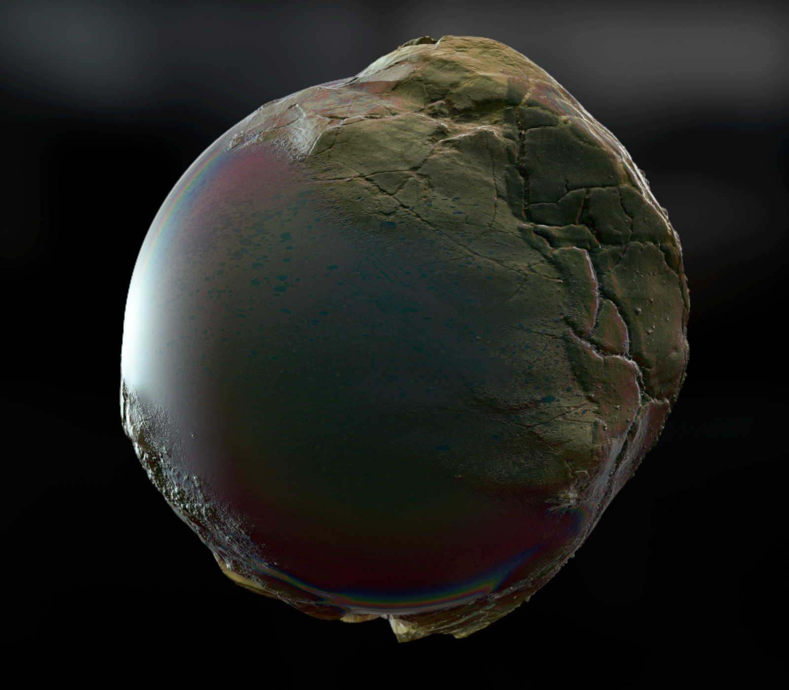 ArtStation - Oil River in Alien Wasteland