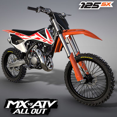 ArtStation - KTM 125SX 2017 MOTOCROSS BIKE | MX vs ATV ALL OUT