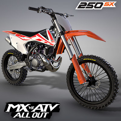 ArtStation - KTM 250SX 2017 MOTOCROSS BIKE | MX vs ATv ALL OUT