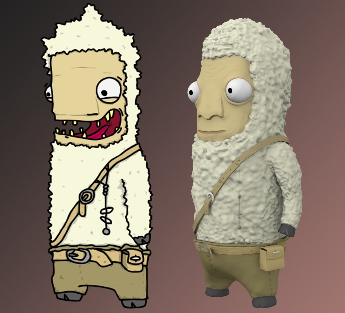 ArtStation - Sheepy (1st sculpt test)