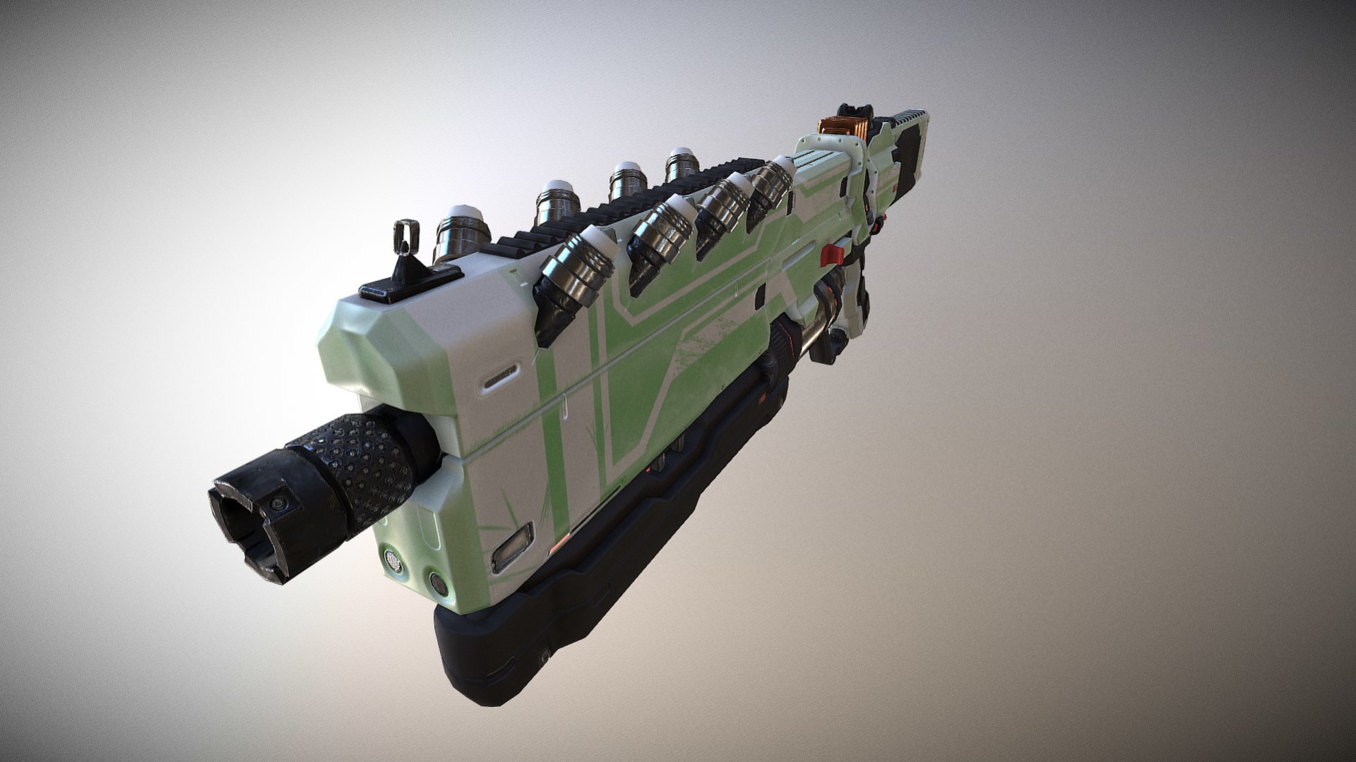 ArtStation - Futuristic Assault Rifle