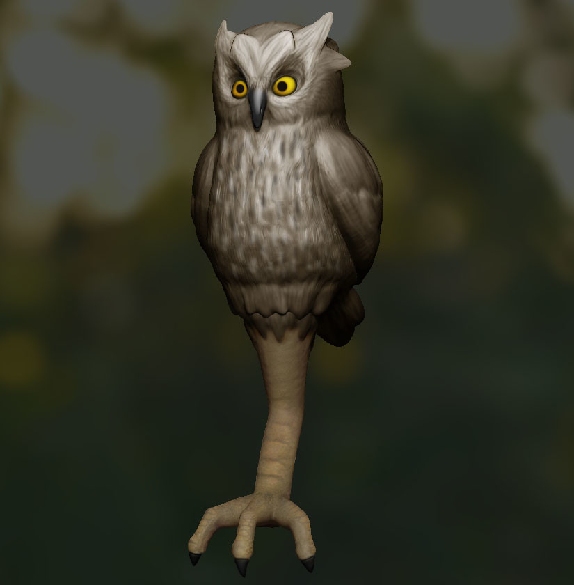 ArtStation - Owl Creature