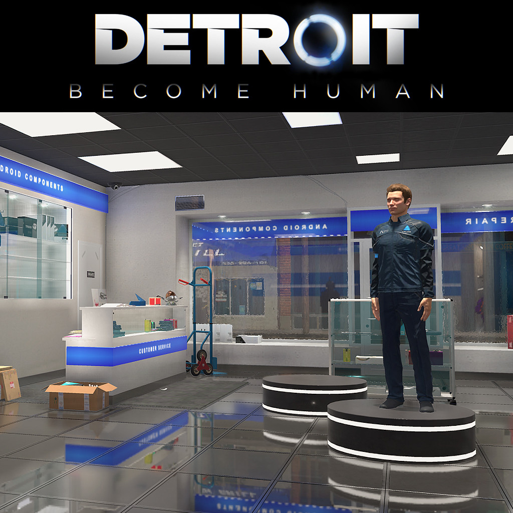 ArtStation - Detroit: Become Human / Customer Service, Florent Fierval