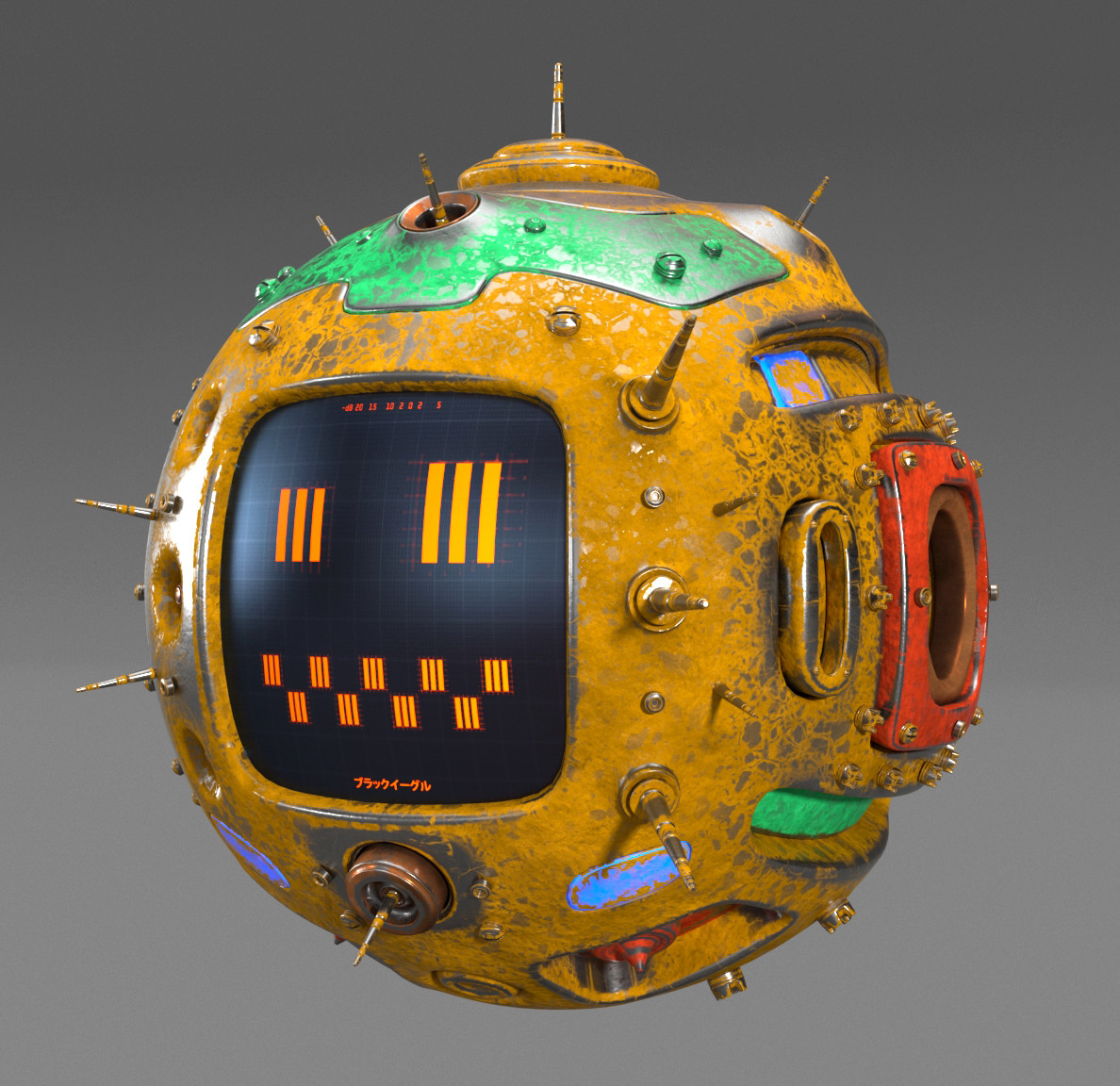 ArtStation - ball robot-drone