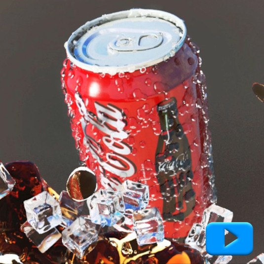 ArtStation - chilled coca cola