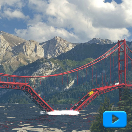 ArtStation - bridge collapse