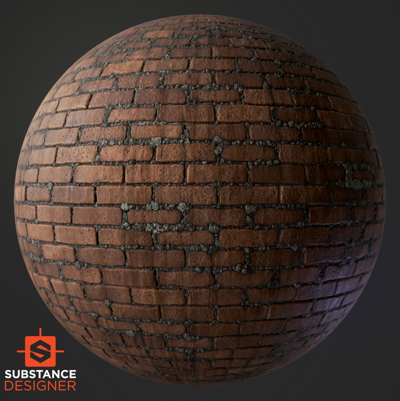 ArtStation - simple brick wall
