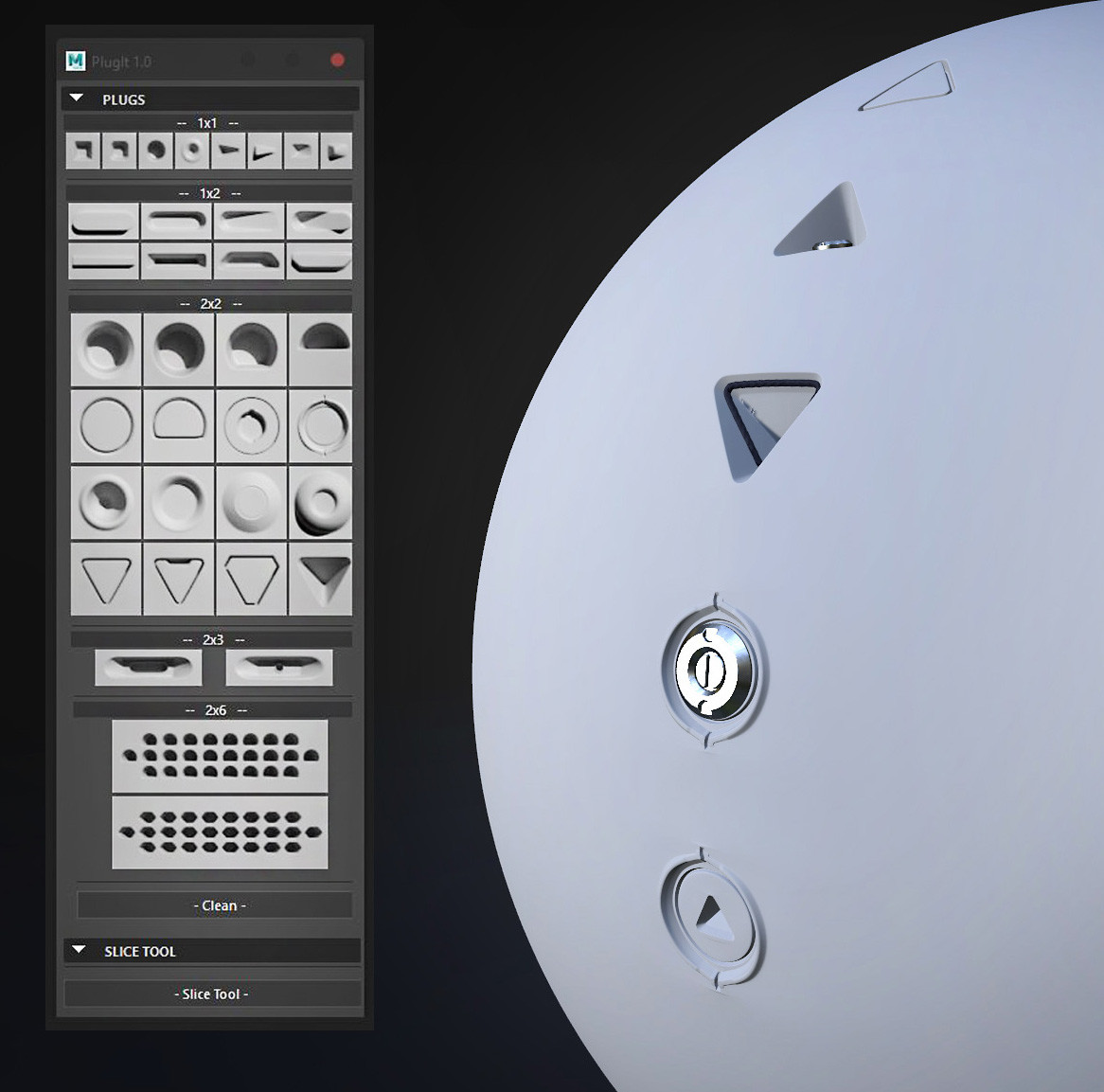 ArtStation - Script PlugIt - Hard Surface Modeling Plugs for Maya - Gumroad