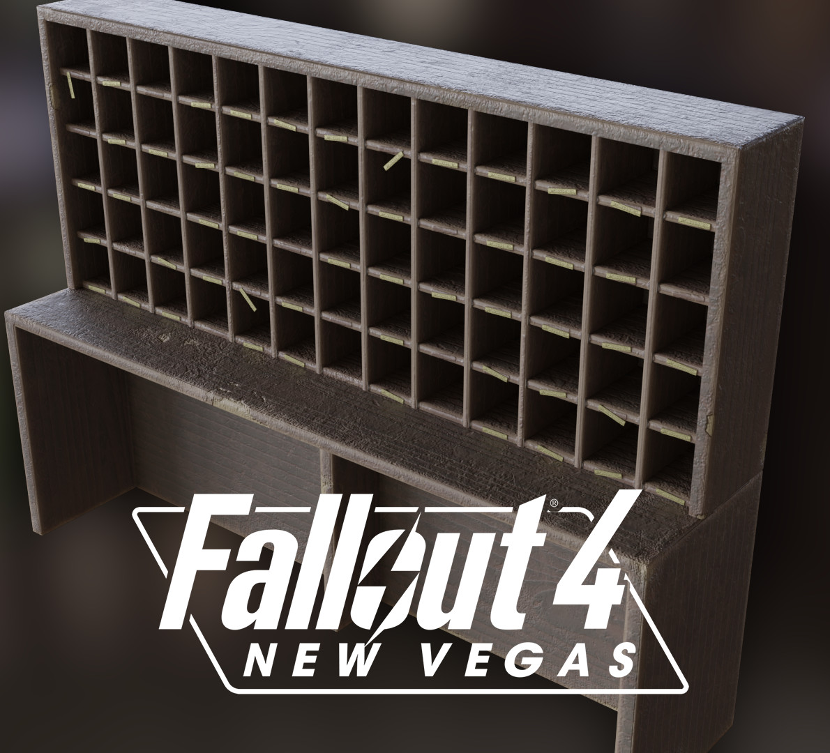 ArtStation - Office Letter Cabinet - Fallout 4 New Vegas