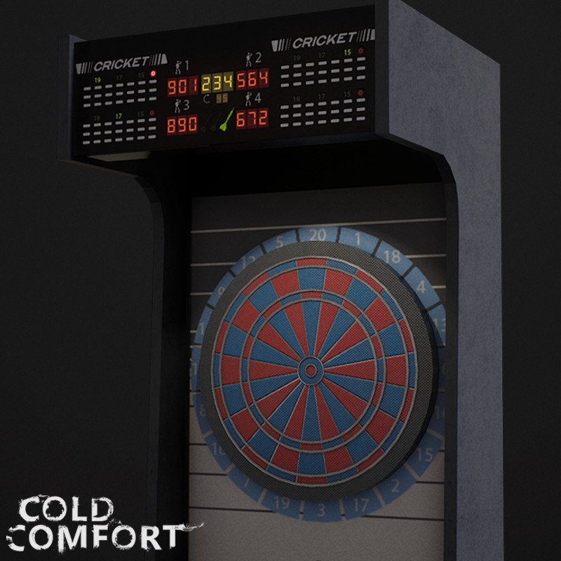 ArtStation - Cold Comfort Arcade Props