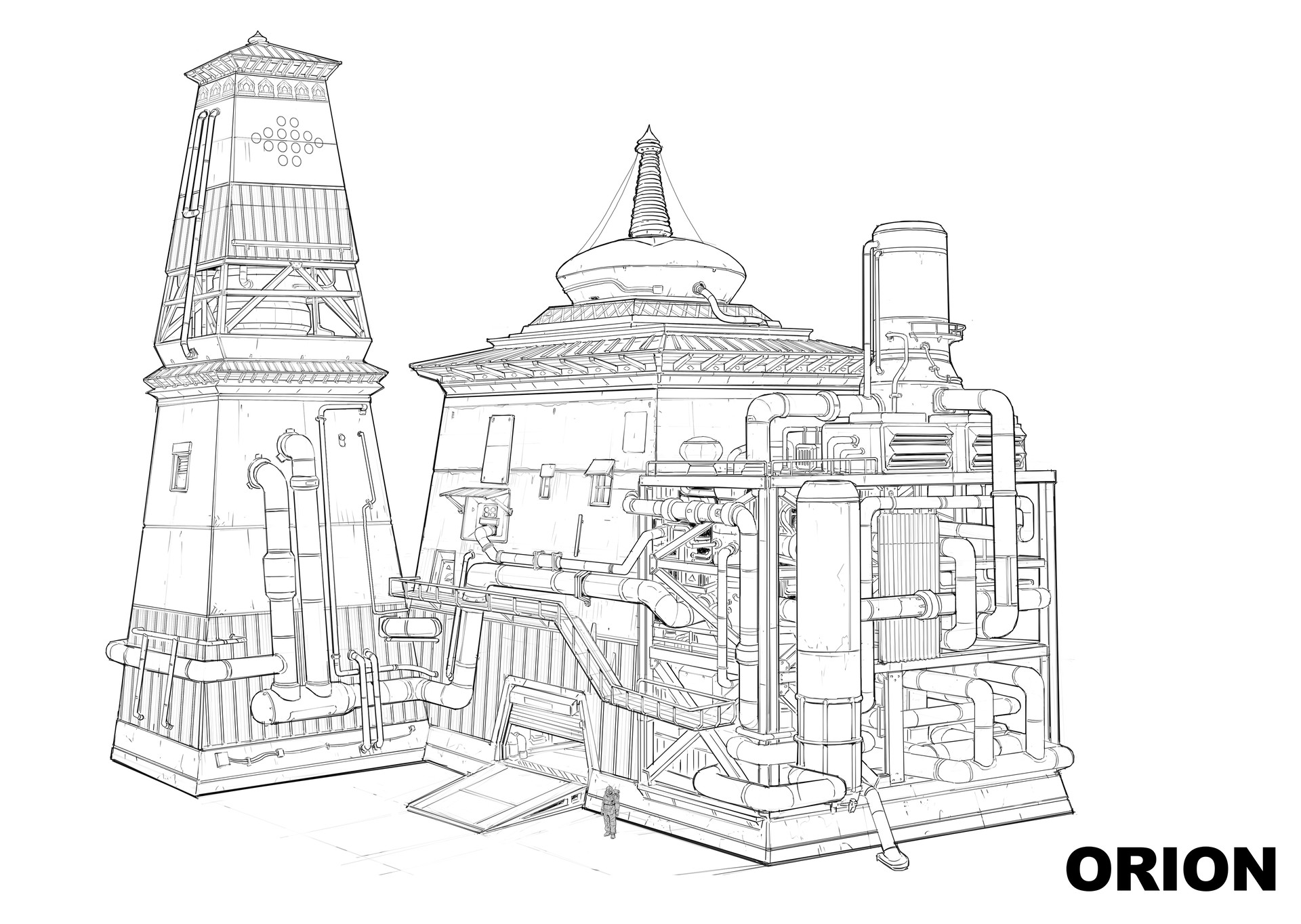 ArtStation - ORION - scifi project