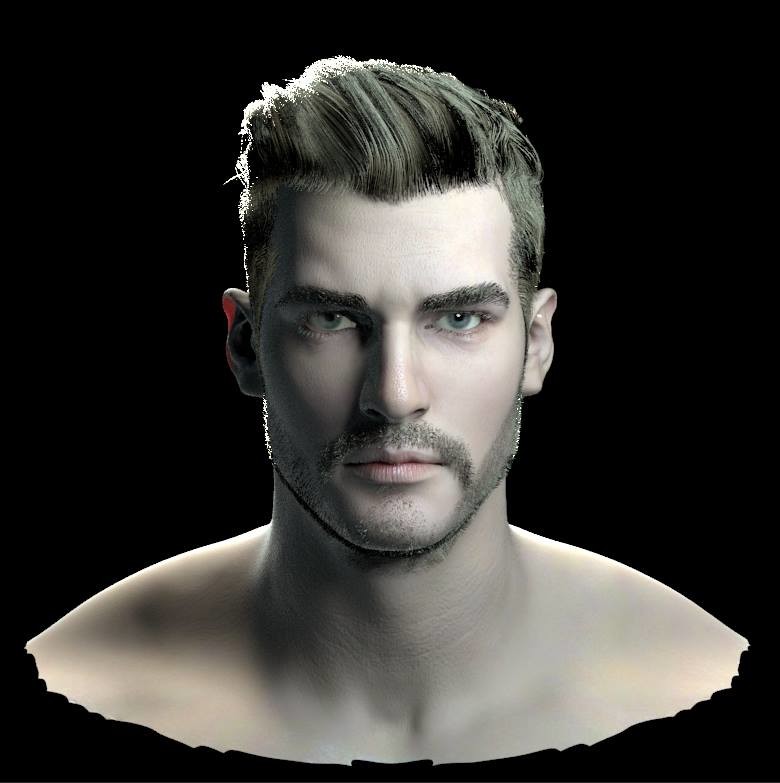 ArtStation - Magic Fencer's head