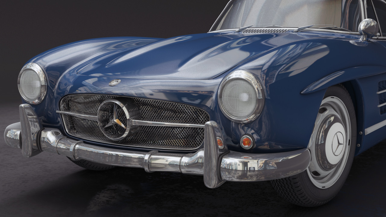 ArtStation - 1954 Mercedes-Benz 300 SL Gullwing