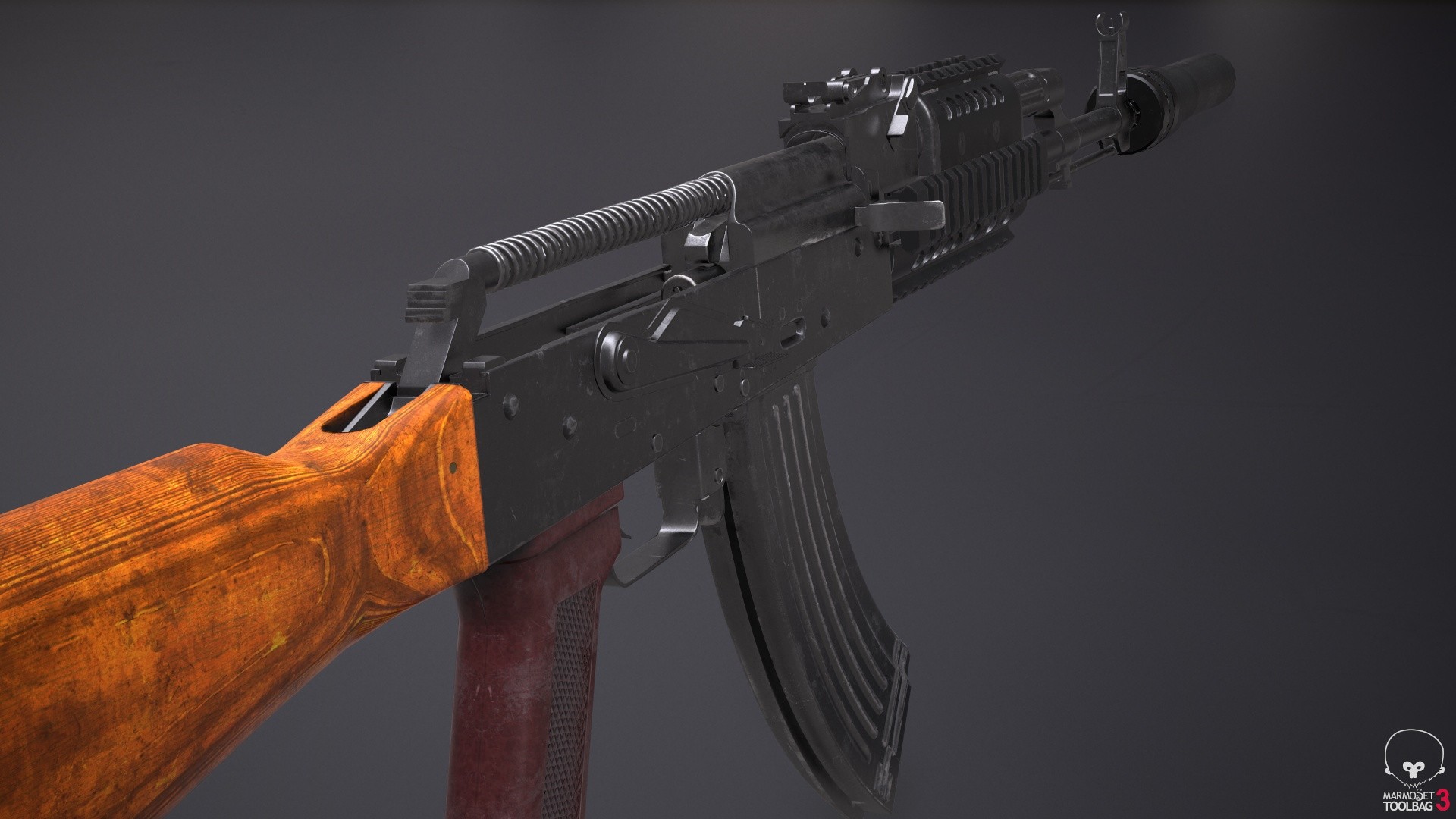 ArtStation - AKM and Attachments