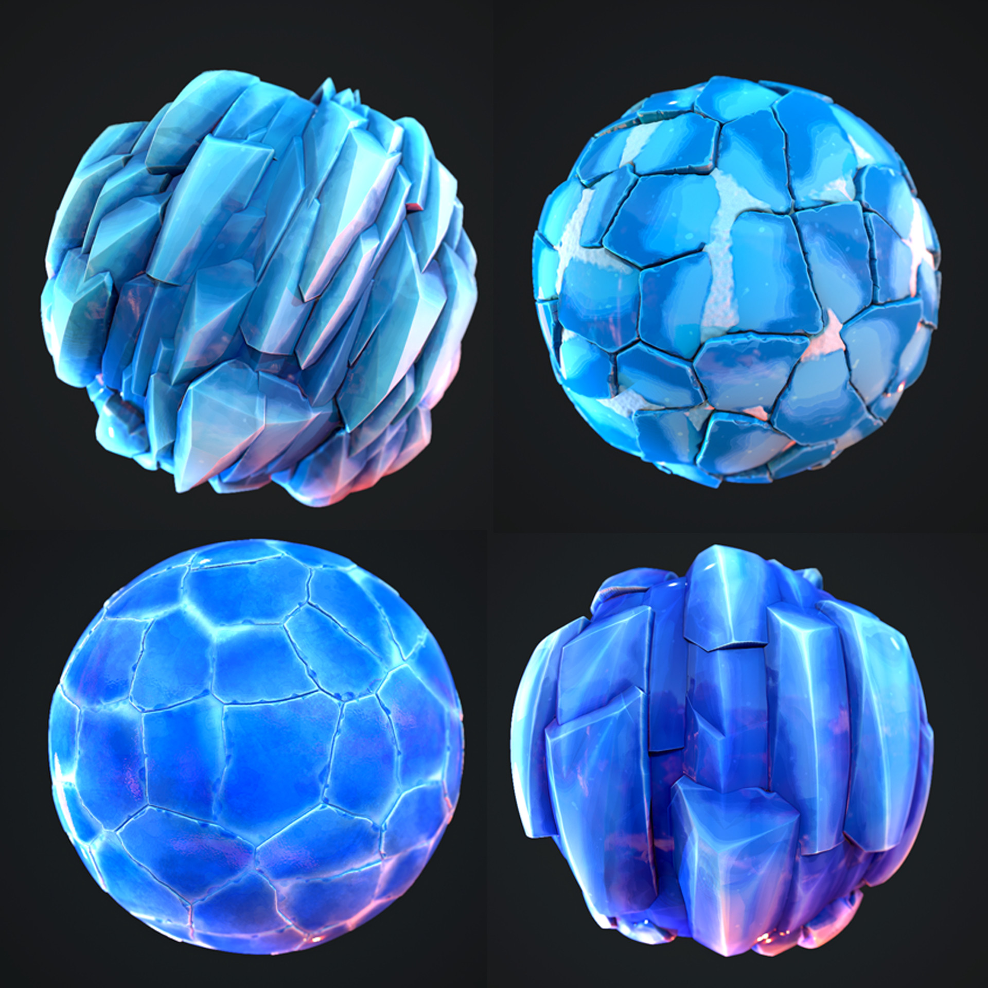ArtStation - stylized materials (SubstanceDesigner)