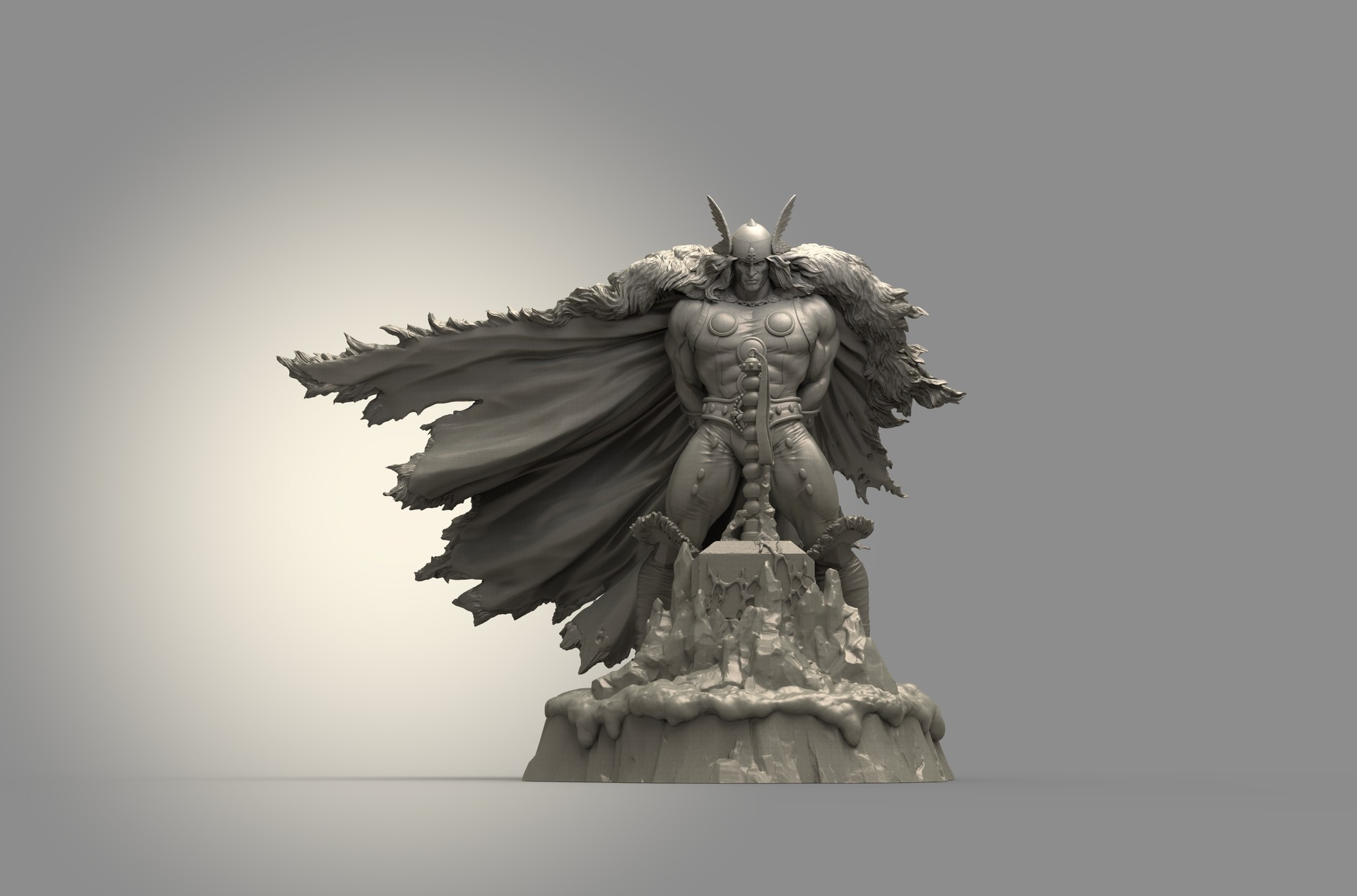 ArtStation - THOR, 1/4 statue, based on Simon Bianchi work