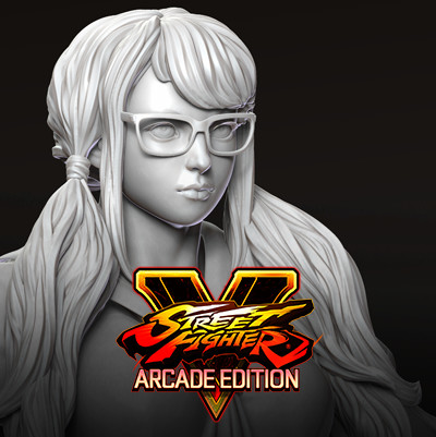 ArtStation - Rainbow Mika School Uniform Highpoly - Street Fighter V