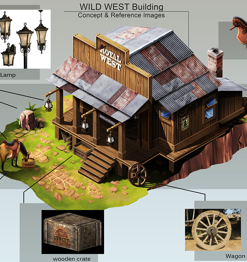 ArtStation - Wild West House design