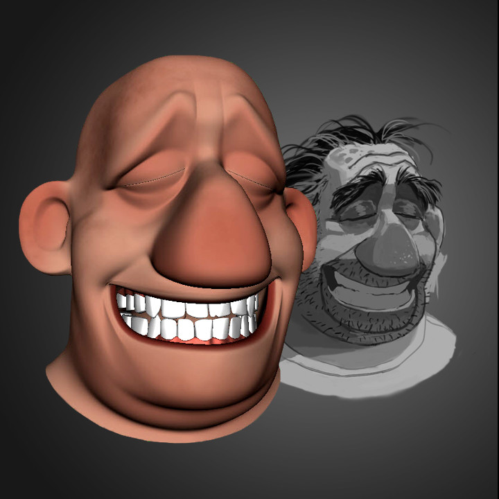 ArtStation - dad character rig