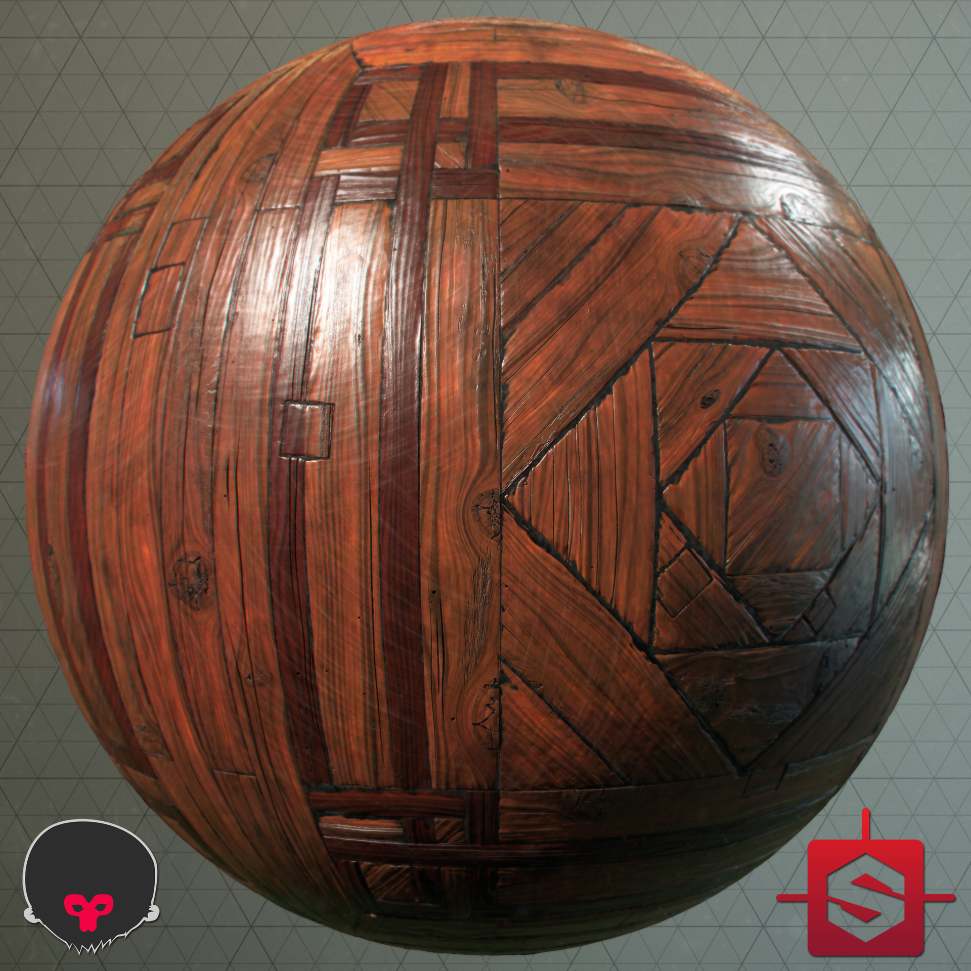 ArtStation - Substance: Old Douglas Fur Wood Floor