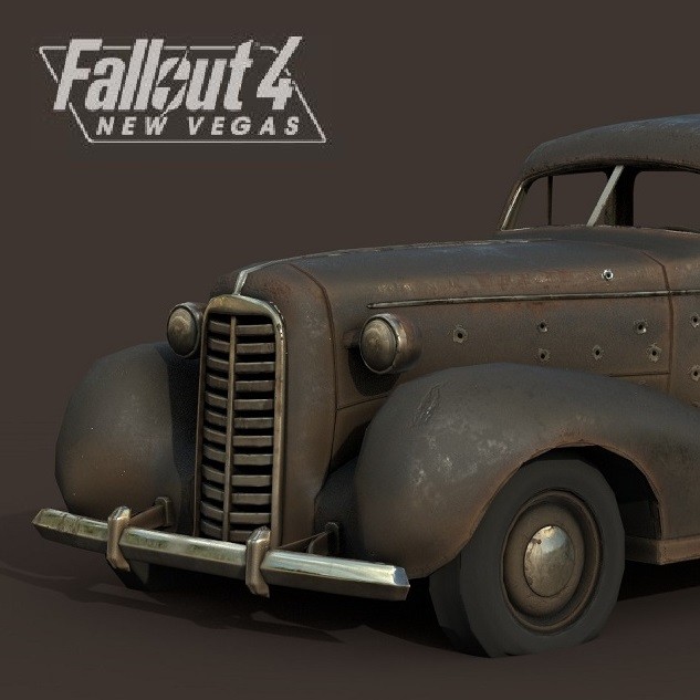 ArtStation - Fallout 4 New Vegas: Gangster Car
