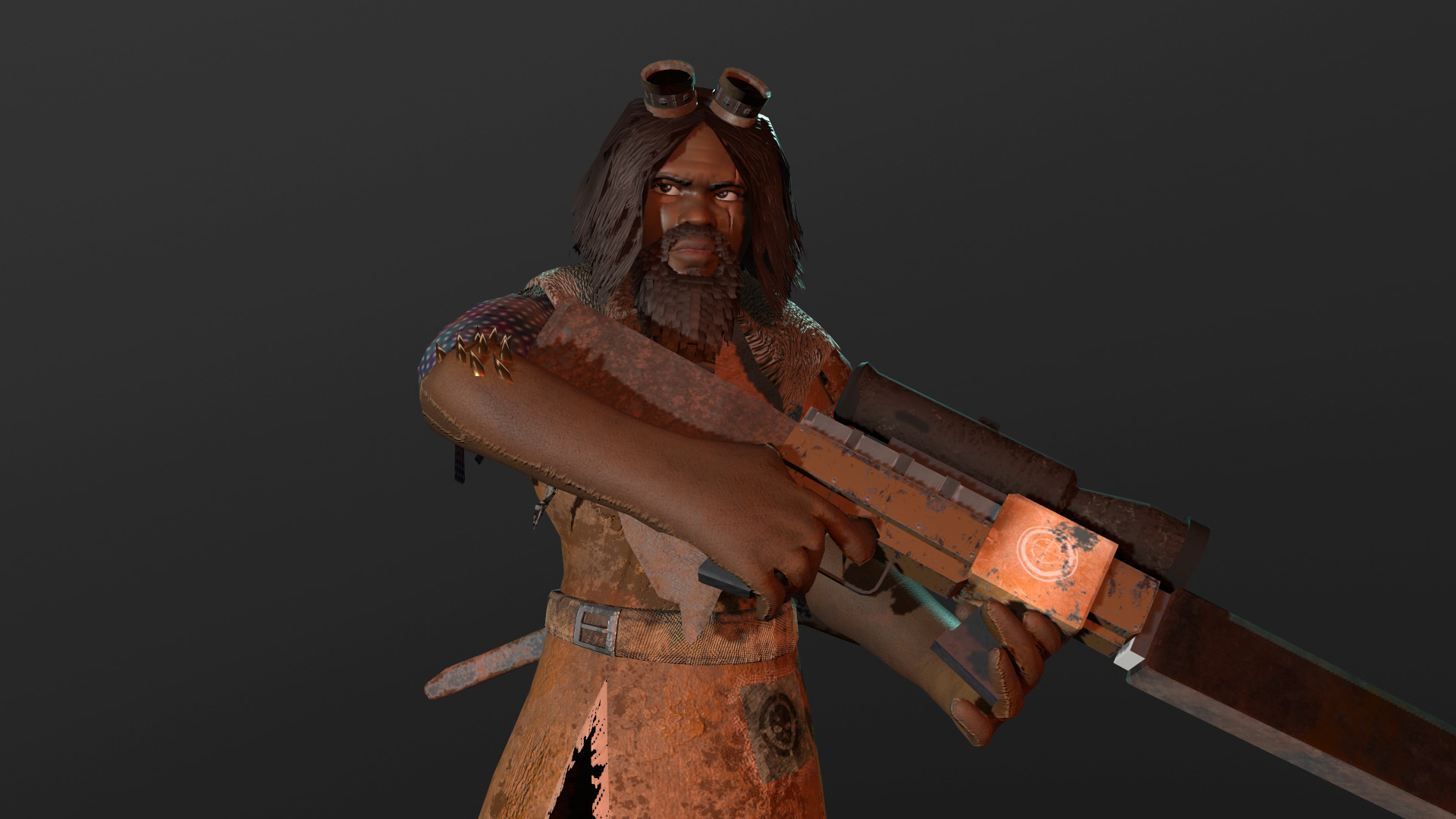 ArtStation - The Wanderer (Mad Max themed character)