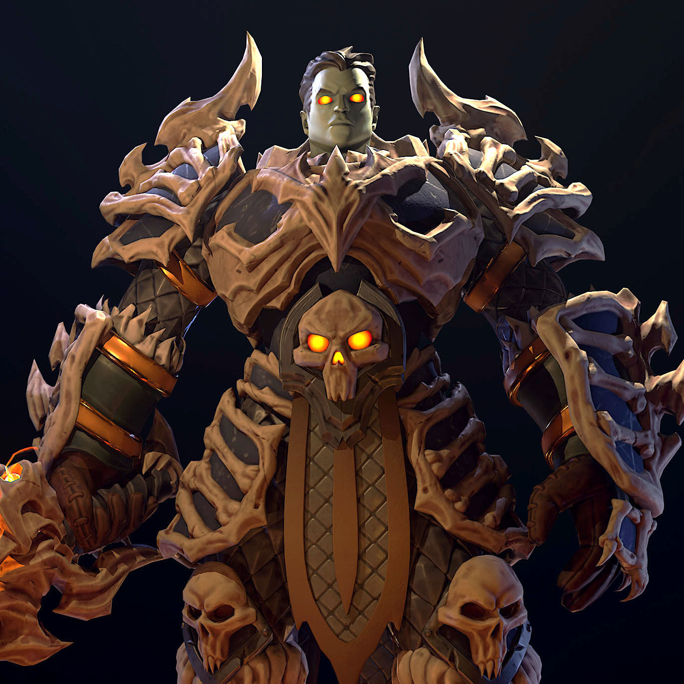 ArtStation - Bone Warrior - Marmoset Viewer