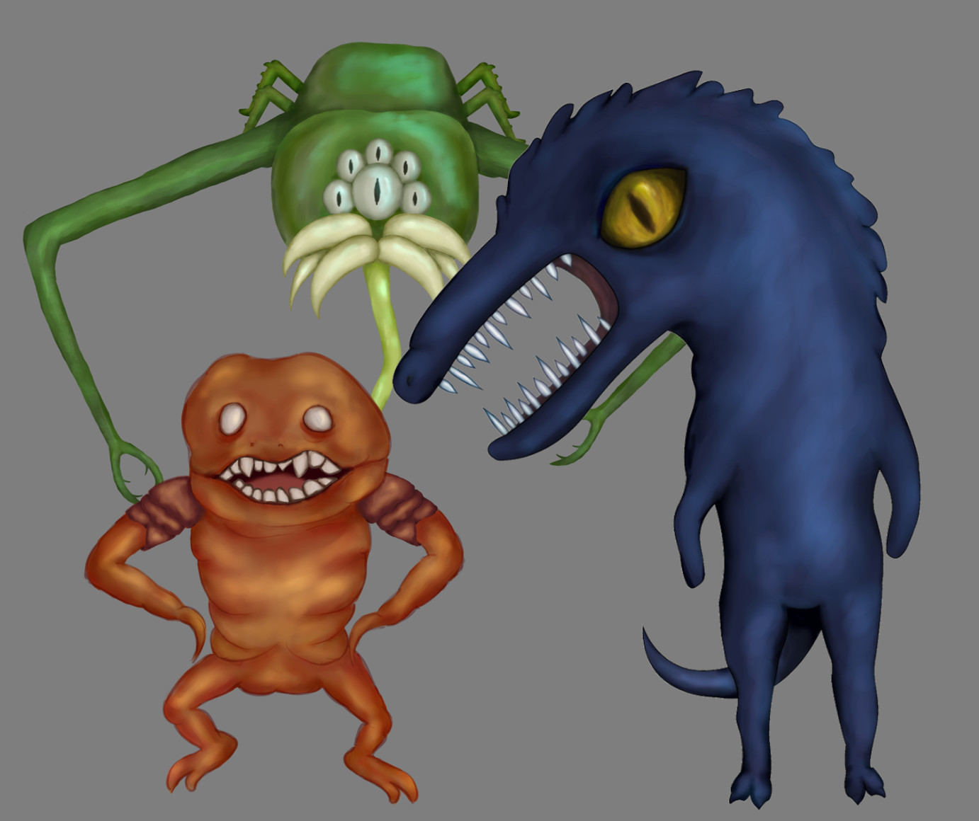 ArtStation - Monster Project - unfinished