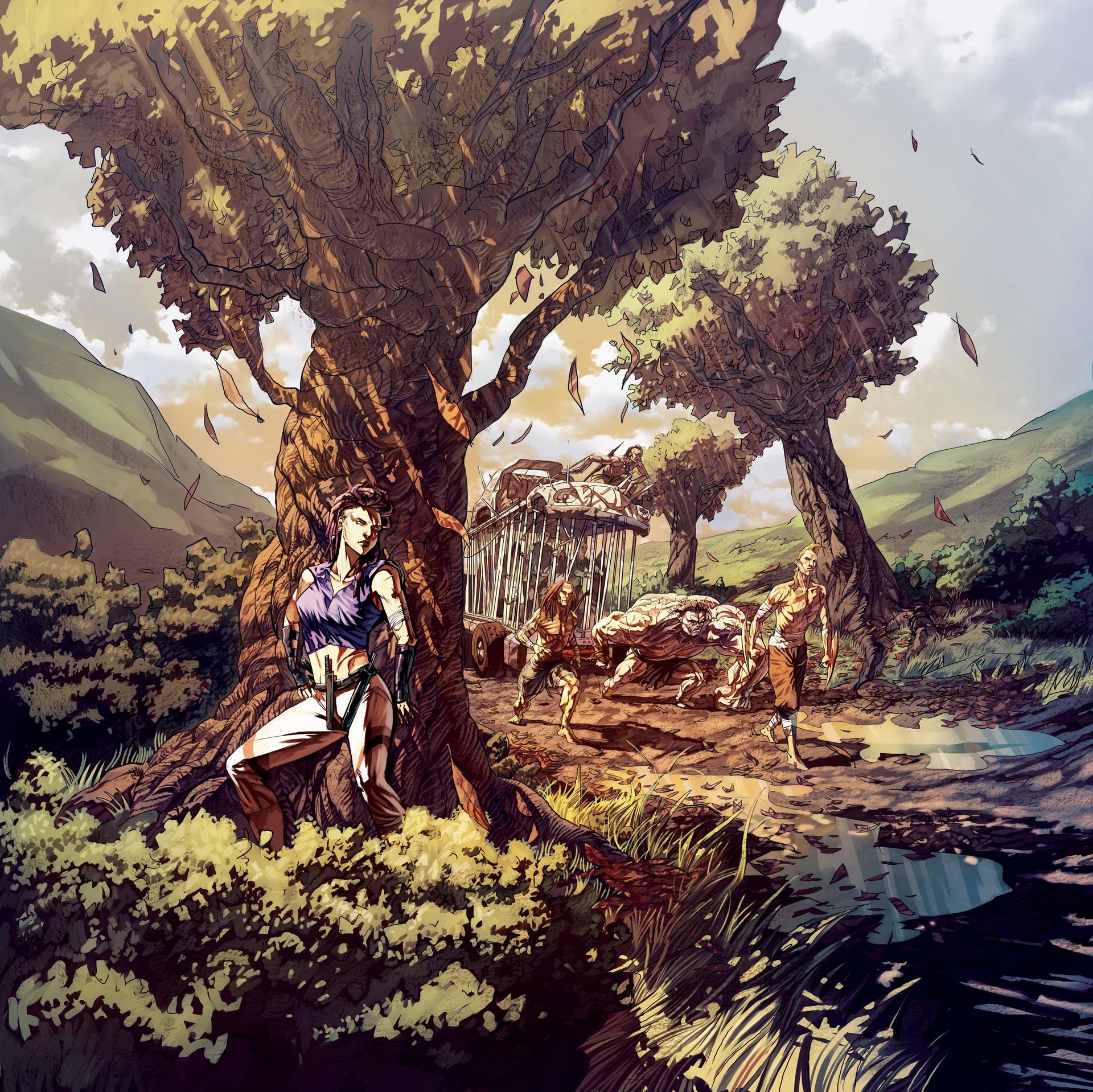 ArtStation - Cover for Posthuman Saga expansion