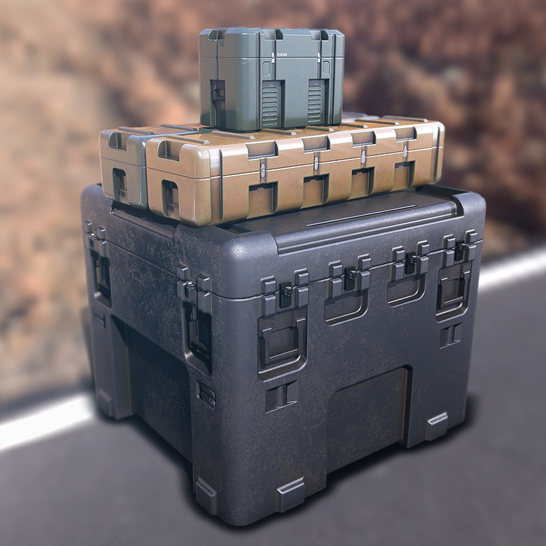 ArtStation - Weapon & Ammo Crates