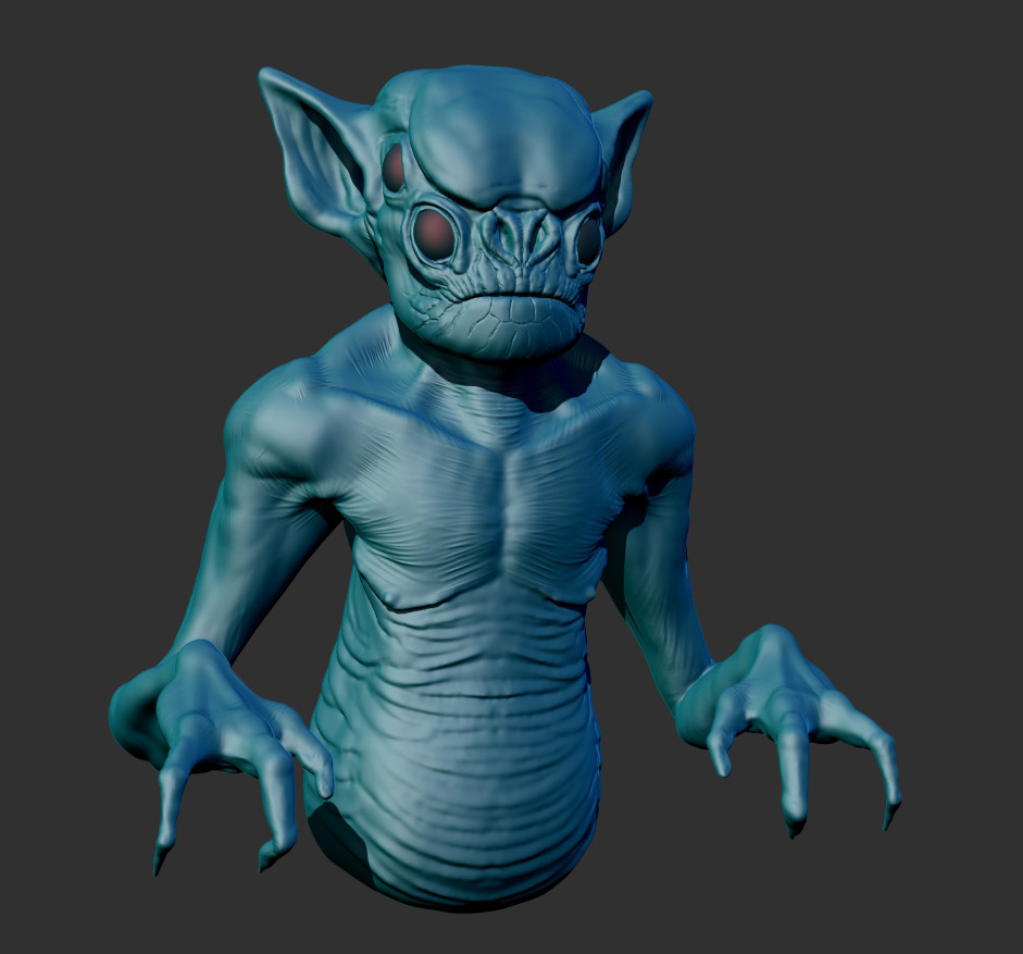 ArtStation - Blue Creature