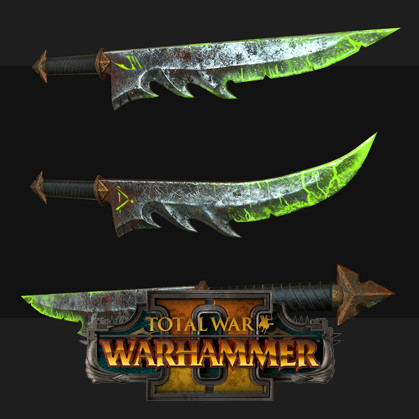 ArtStation - Total War: WARHAMMER II - Skaven- Assassin Daggers, Danny ...
