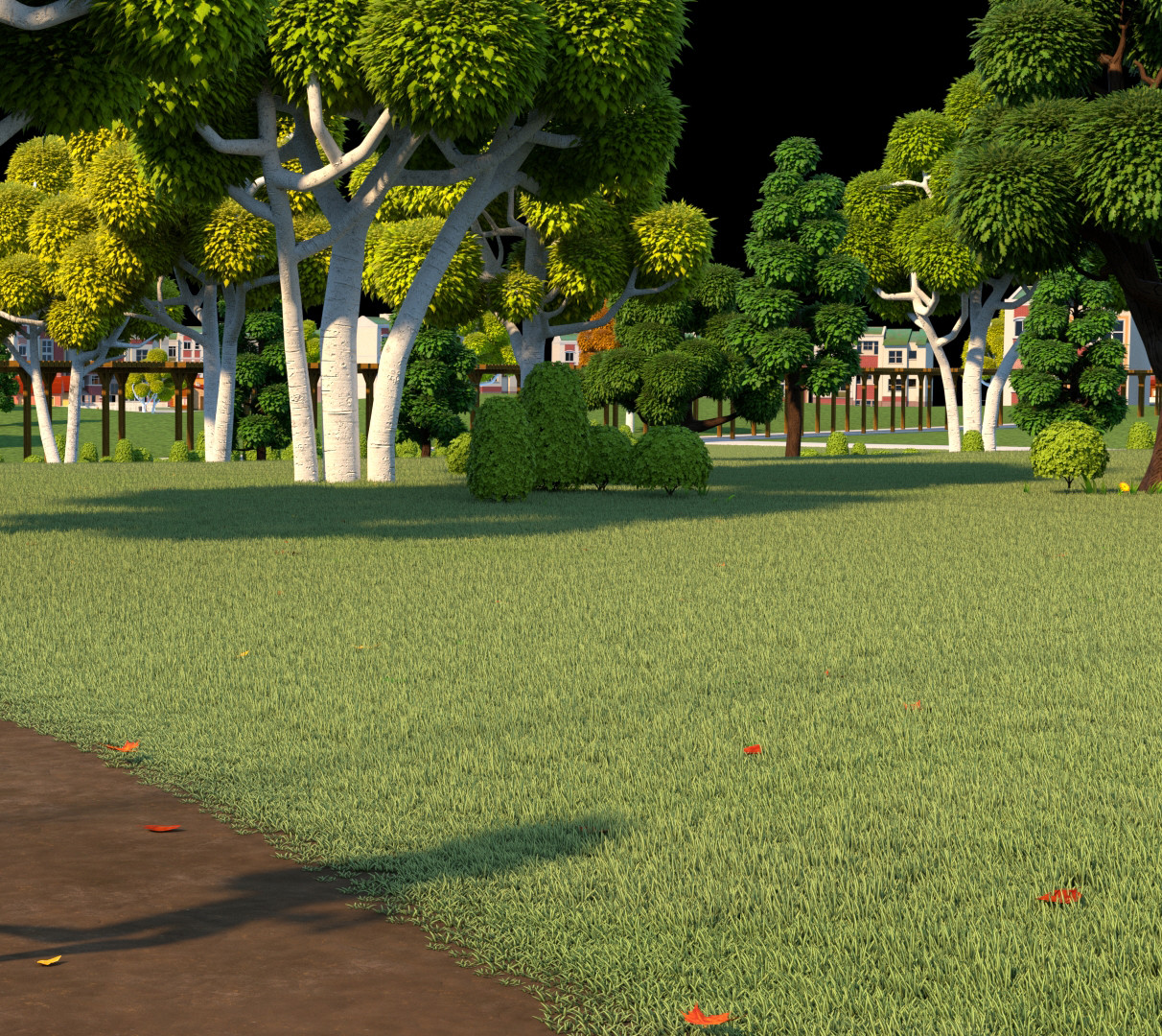 ArtStation - Houdini Procedural Grass Setup