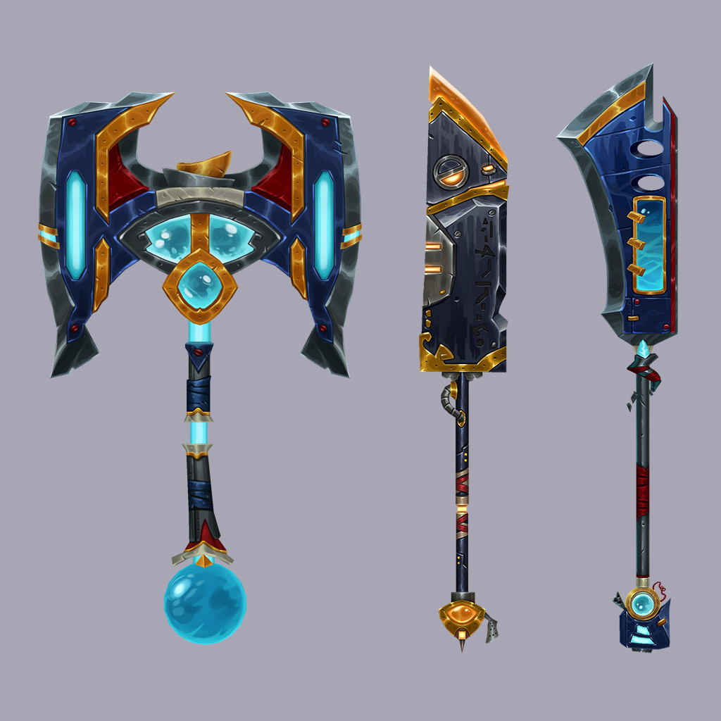 ArtStation - Tinker Weapons - Dungeon Defenders 2