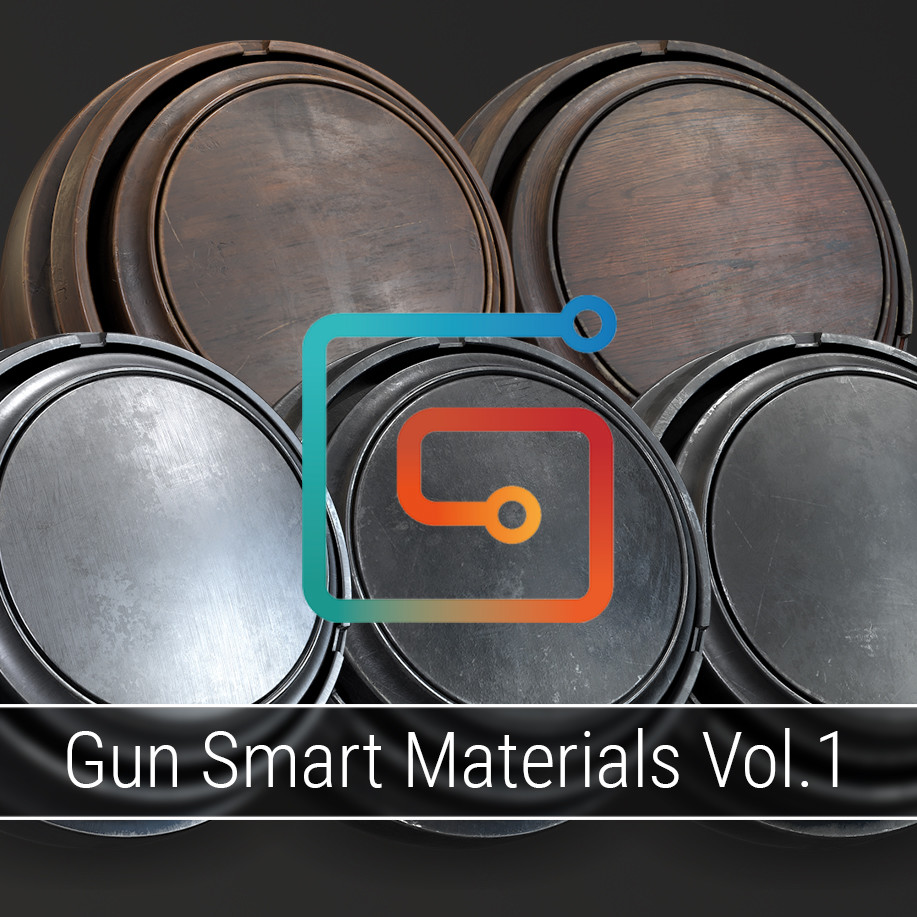ArtStation - Gun Smart Materials Pack Vol.1