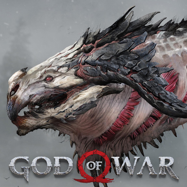 ArtStation - GOW - Mountain Dragon