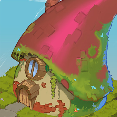 ArtStation - Witches Farm - House