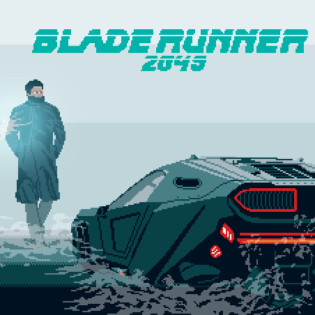 Elliott Oldham - Blade Runner 2049 - Pixel Art