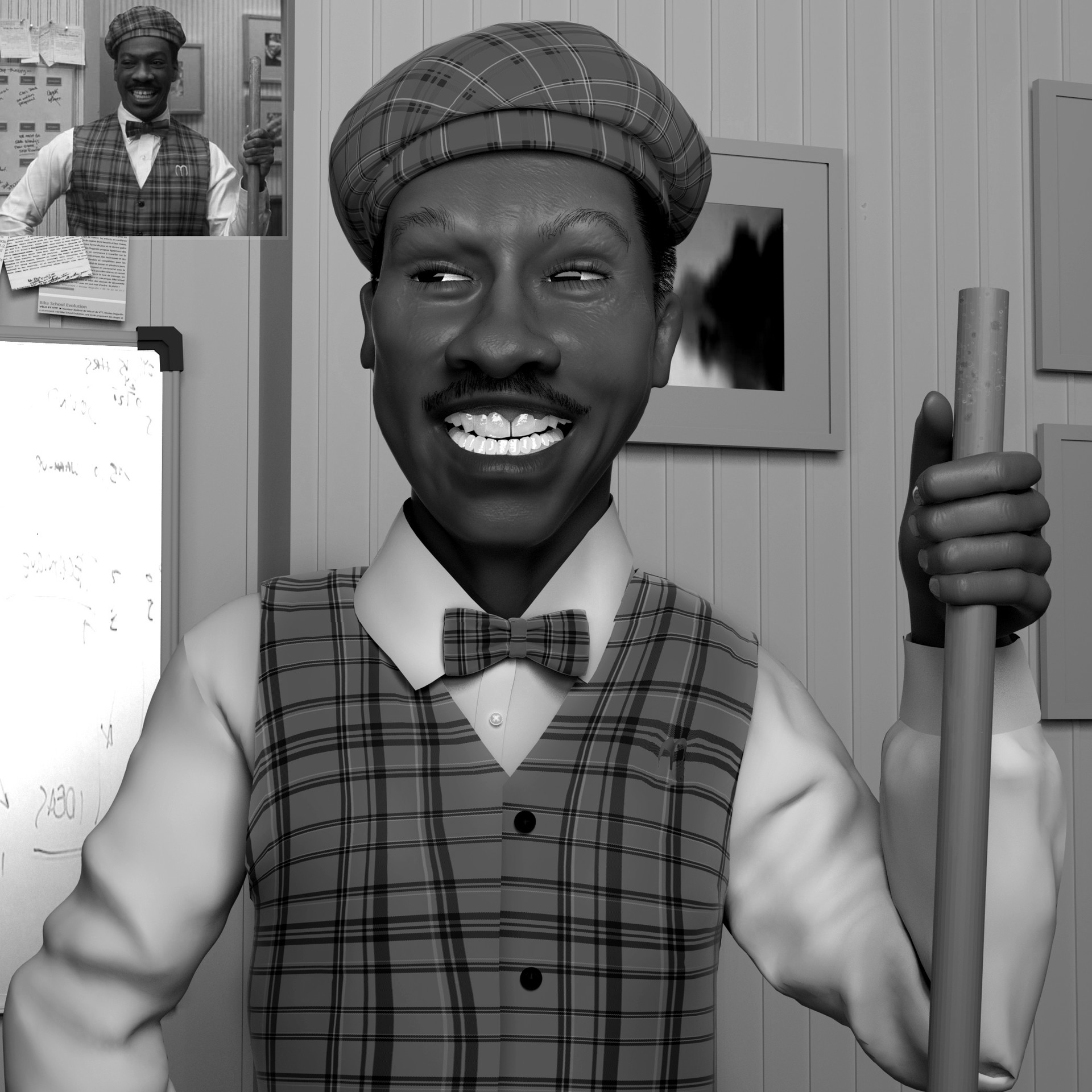 ArtStation - eddie murphy 3d art